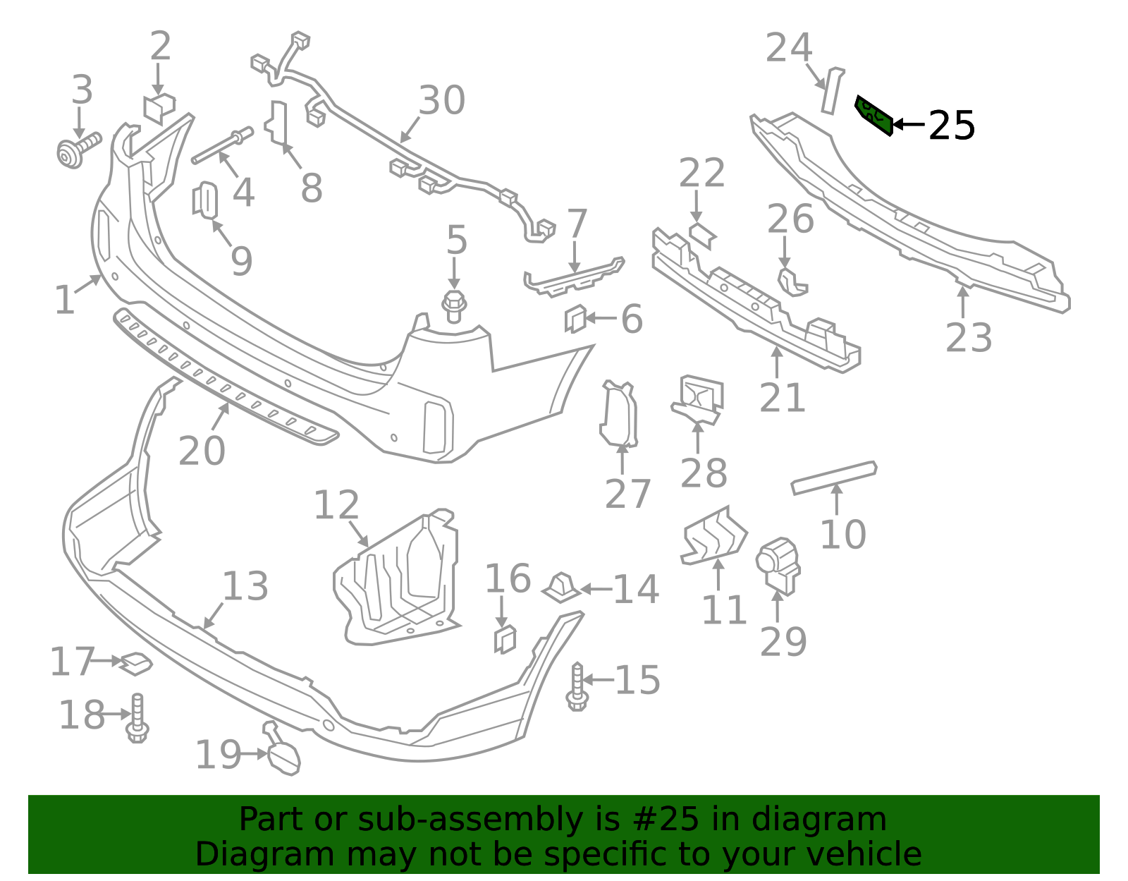 86642-1U500 - Impact Bar Side Bracket 2014-2015 Kia Sorento | Kia.Parts ...