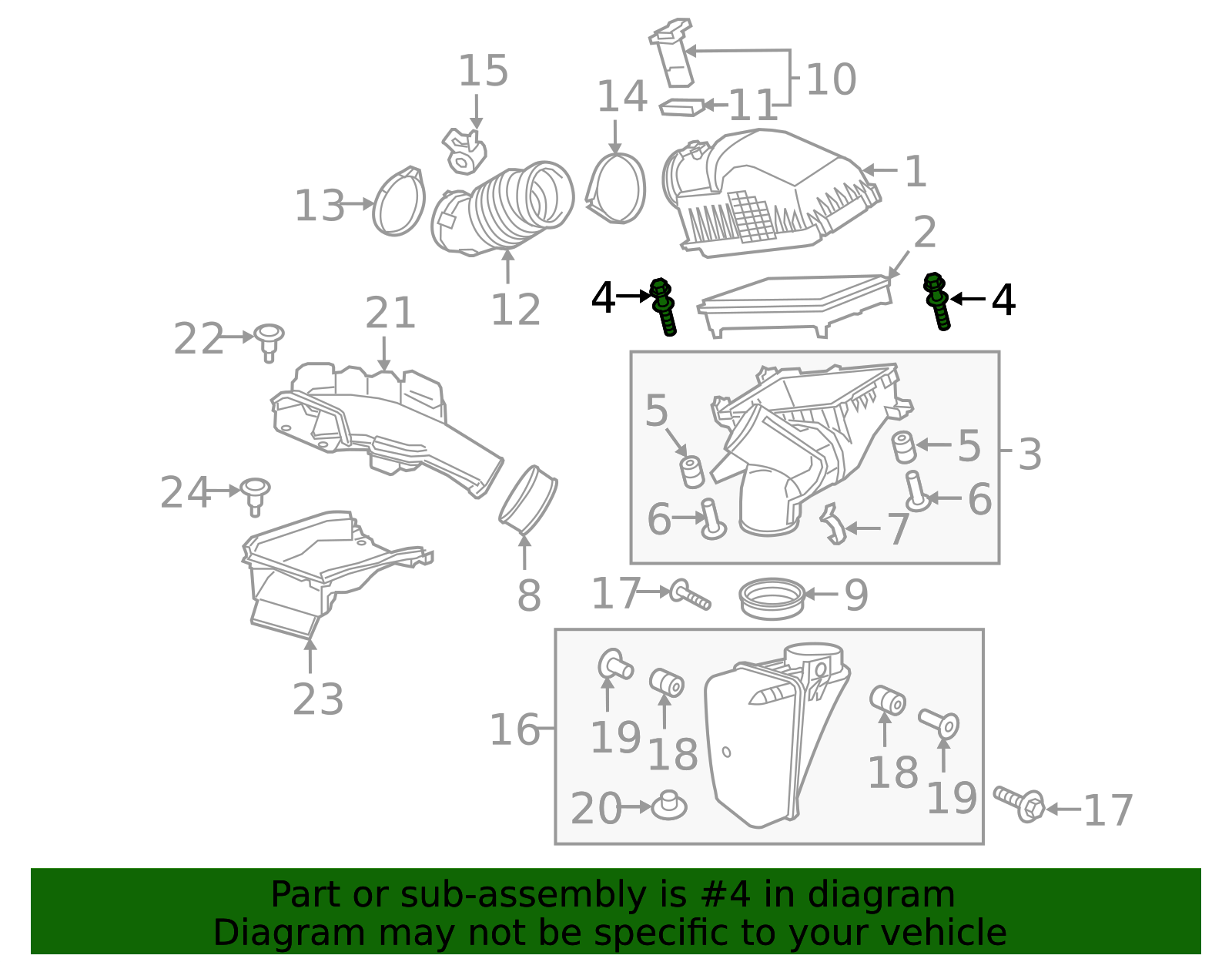 90001-5J6-A00 - Air Cleaner Body Bolt 2016-2025 Honda | Honda Acura Online