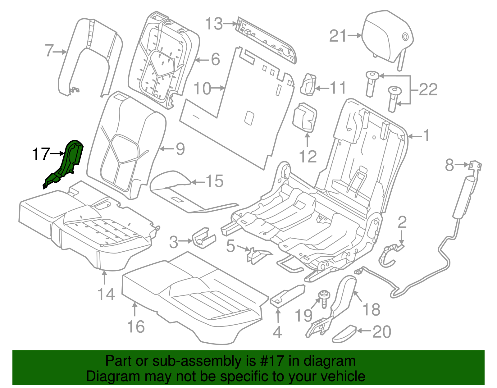 2011-2018 Porsche Cayenne Inner Finish Panel 958-522-788-00-7N0 ...