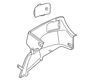 Hyundai - 85740-E6100-TRY - Trunk Side Trim - 2018-2019 Hyundai Sonata ...