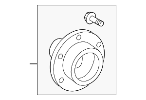43502-0C031 - Hub Assembly - 2007-2020 Toyota | Nucar Toyota of North ...