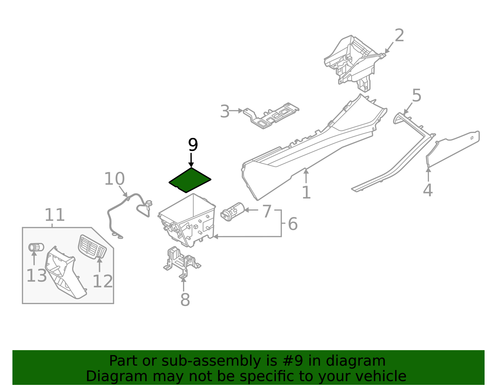 84685-L3100 - Mat 2021-2024 Kia K5 | Kia.Parts Store