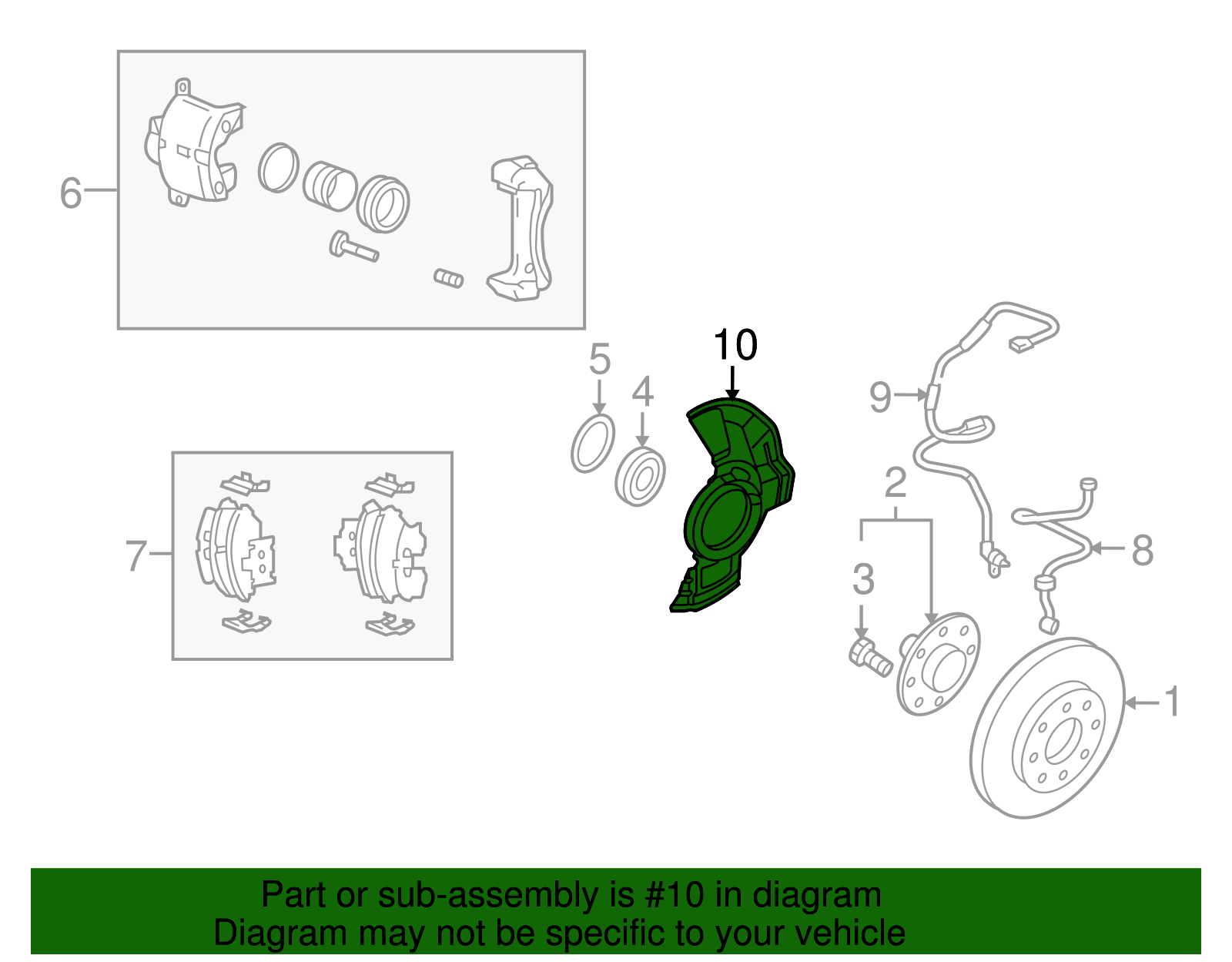 2004-2006 Kia Amanti Dust Shield - Driver's Side (LH) 51755-3F000-DS ...