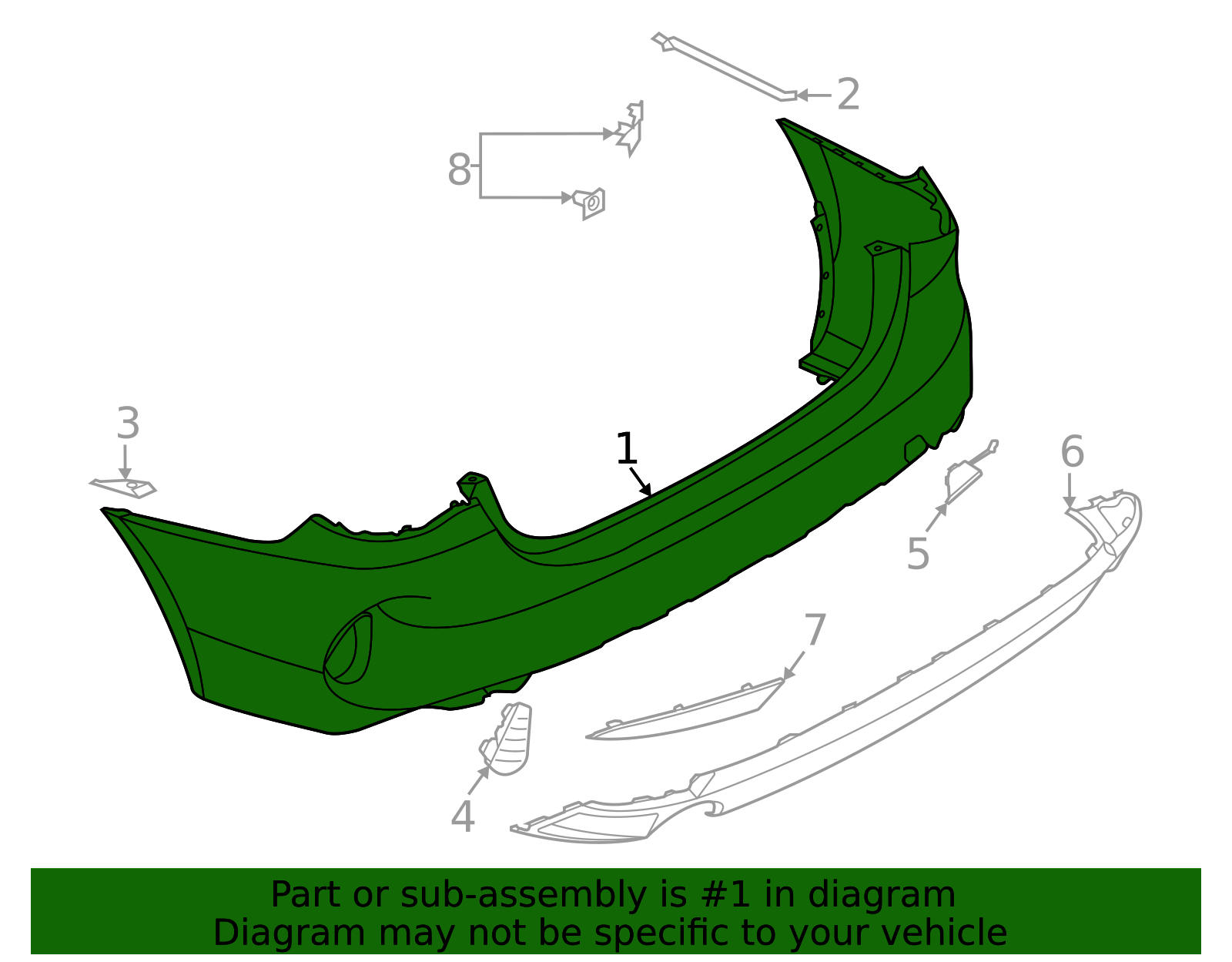 Genuine BMW 51-12-9-850-244 | Bumper Cover | FREE Shipping on Most ...