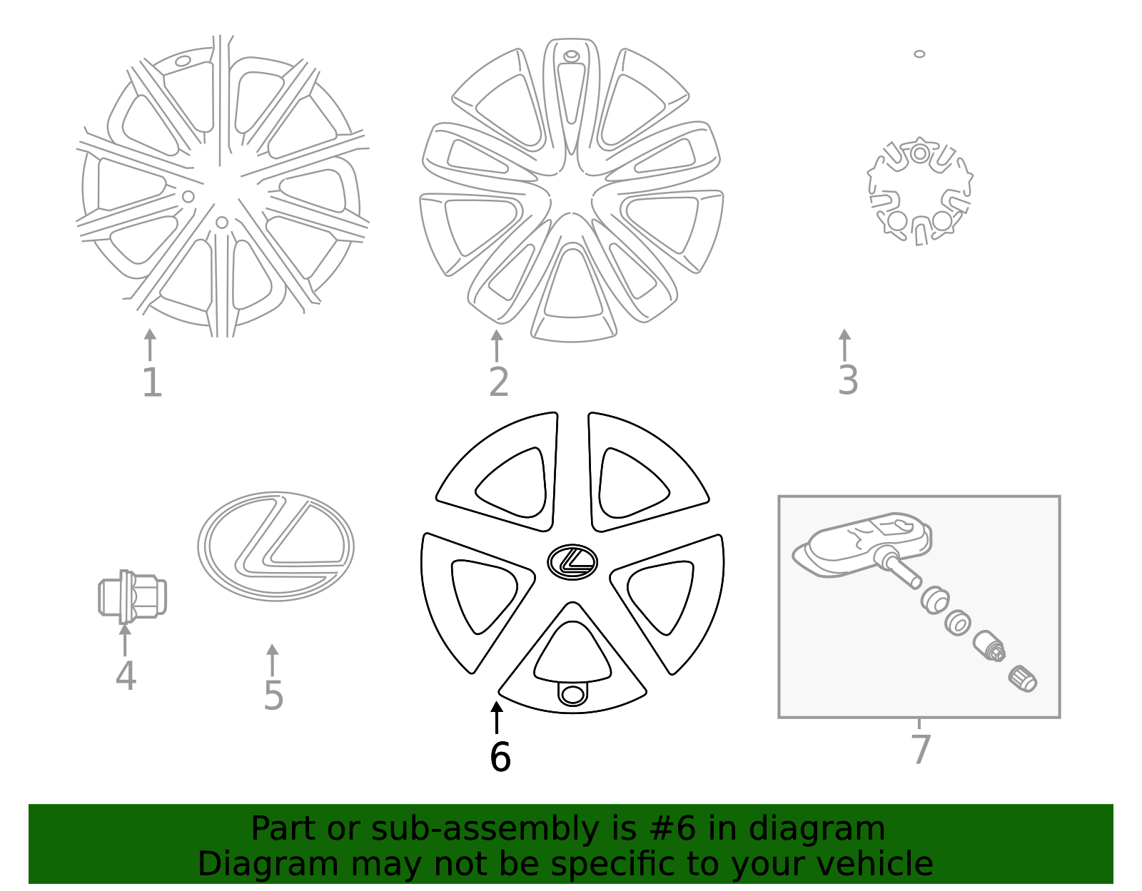 42602-76010 - High-Quality Wheel Cover for 2012-2013 Lexus CT200h ...