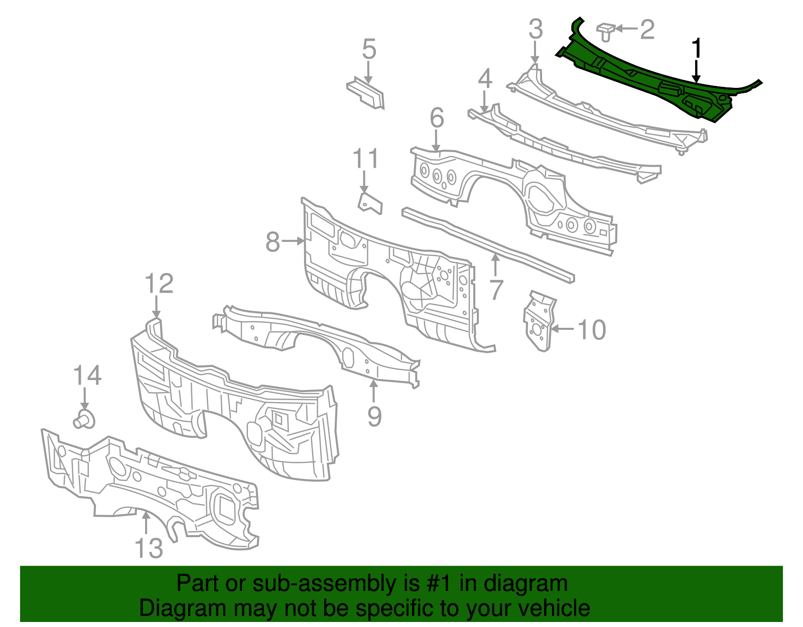 6TA27PR4AA - Fender Nameplate Left | Mopar Parts Canada
