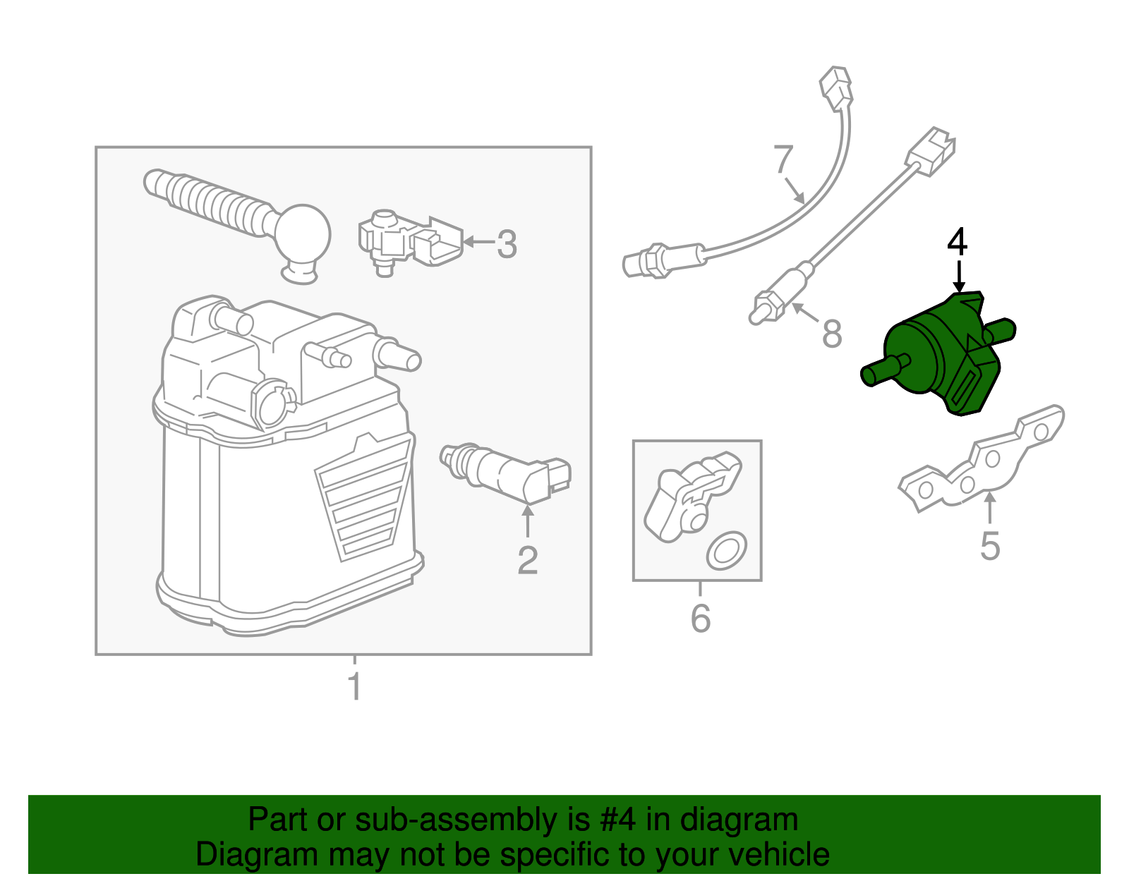 2011 2018 Chevrolet Purge Control Valve 28289971 Capital Chevy Parts