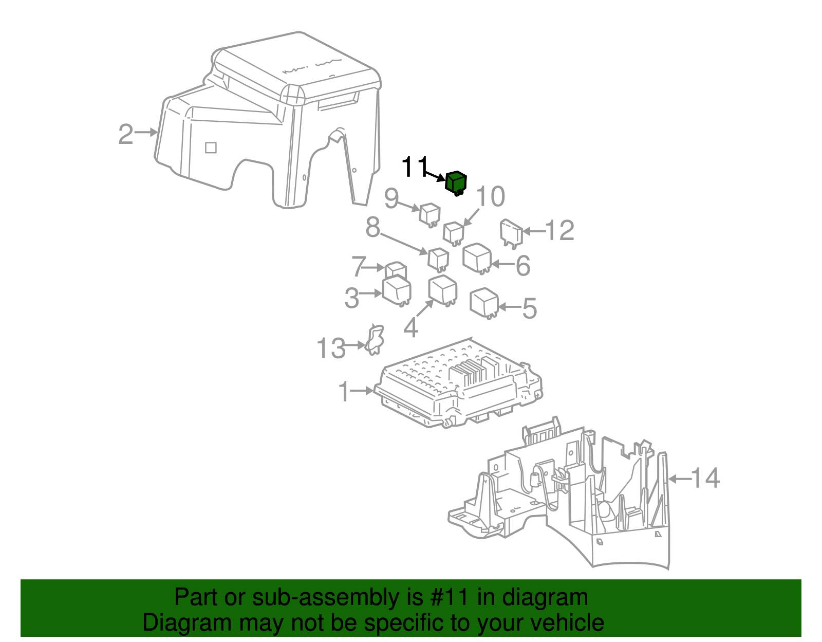 1999-2020 GM Multi-Purpose Relay 12135194 | Capital Chevy Parts