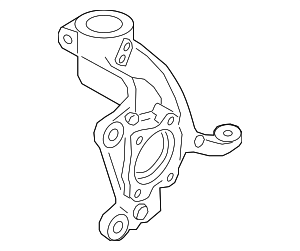 2024-2025 Volkswagen Knuckle 3QF-407-255-K | VW Direct Auto Parts