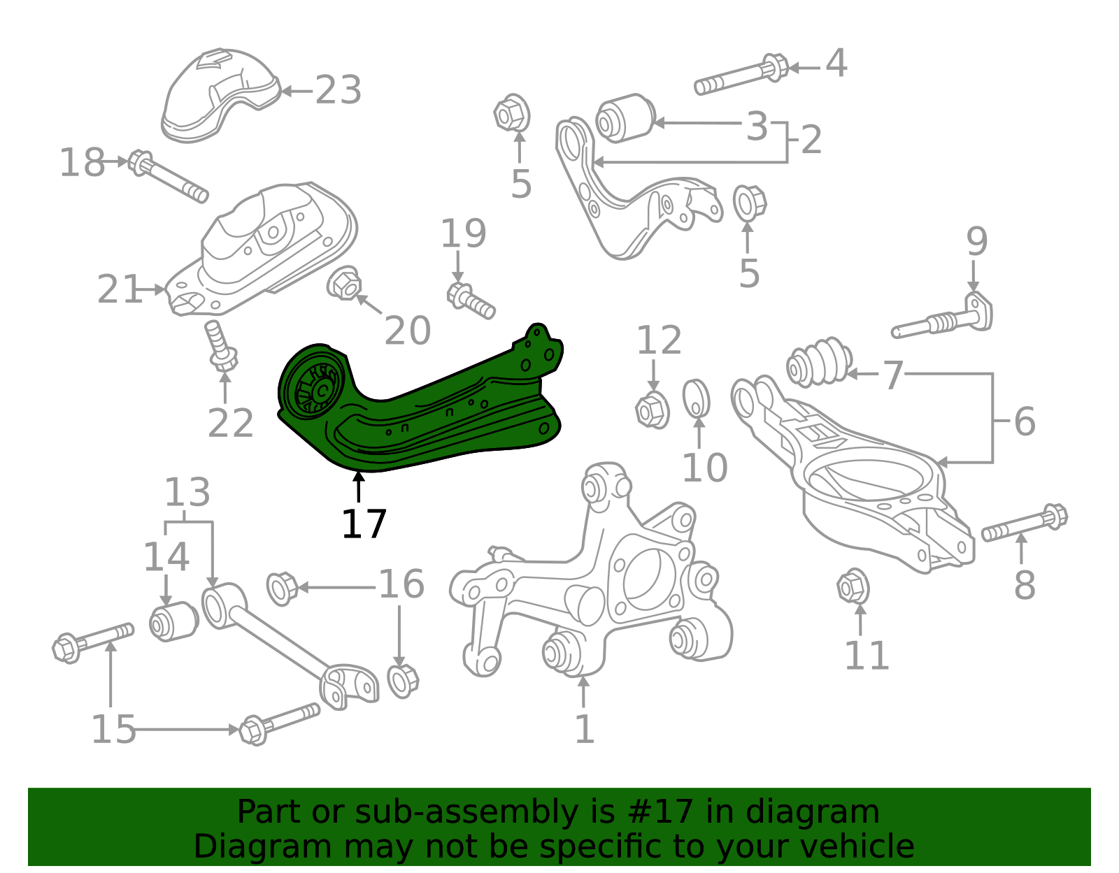 48760-47020 - Trailing Arm 2023-2025 Toyota | Longo Toyota Parts