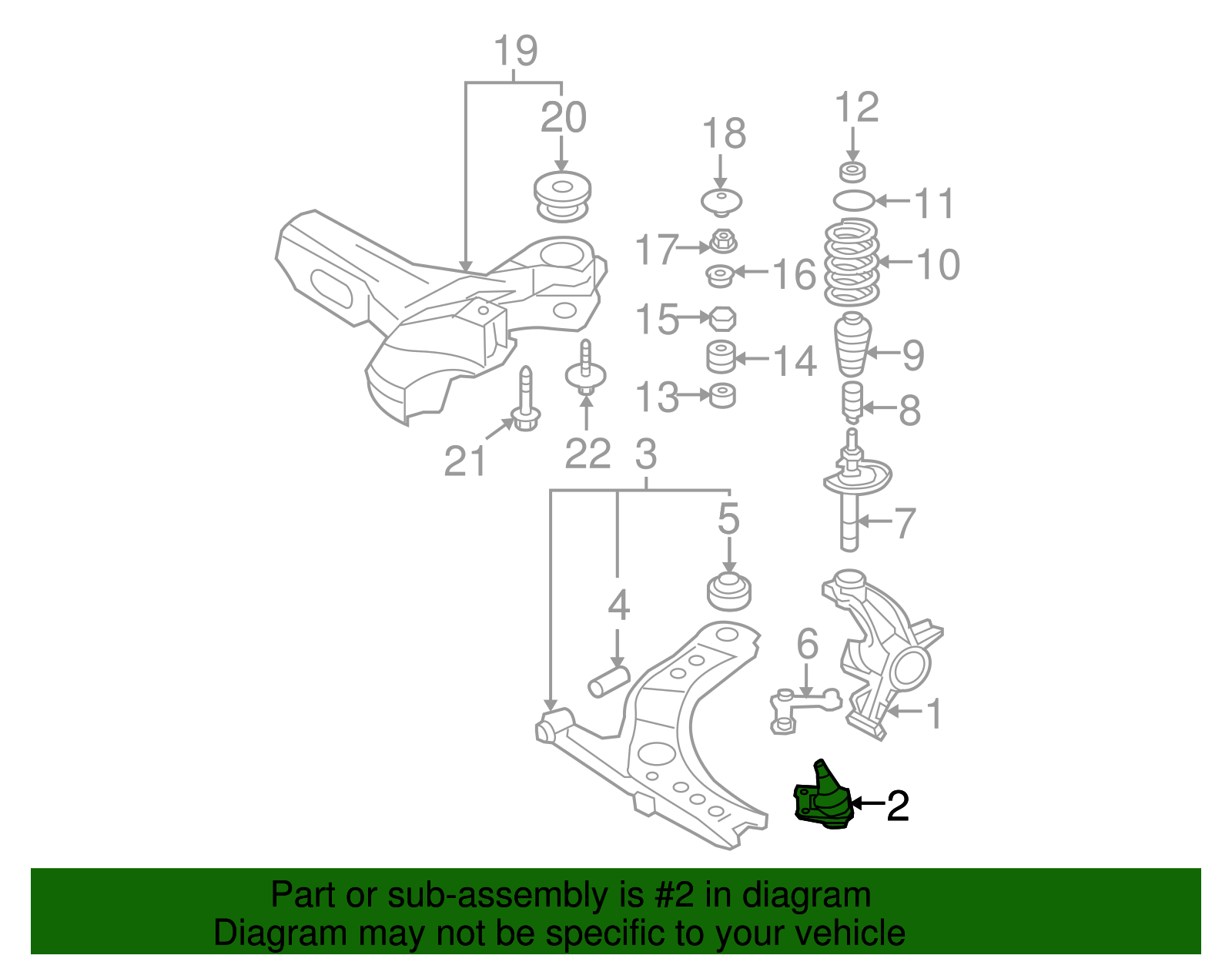 1J0-407-366-J - Ball Joint 1998-2010 Volkswagen | Volkswagen Parts Catalog