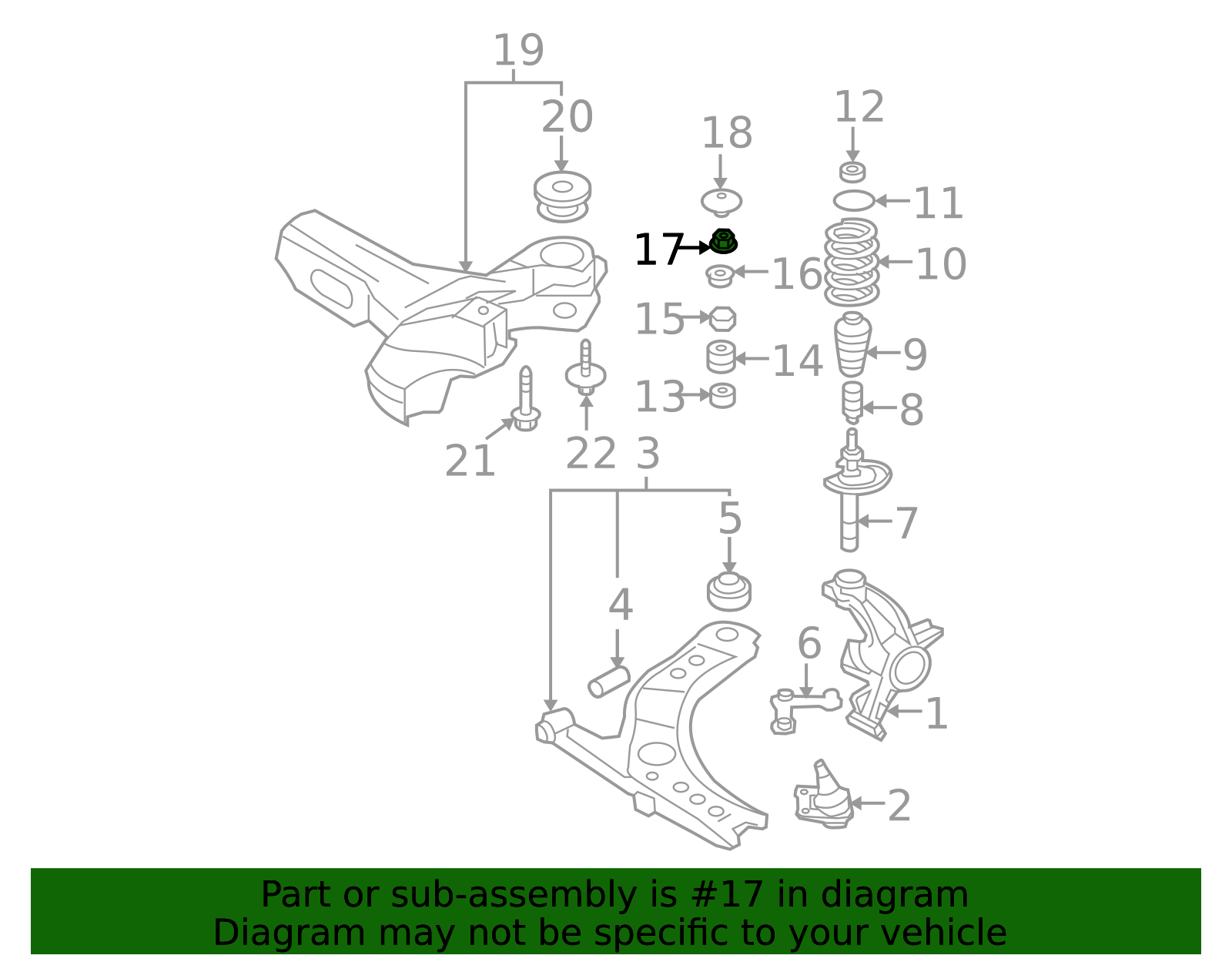 Top Nut N-903-536-04 | VW Direct Auto Parts