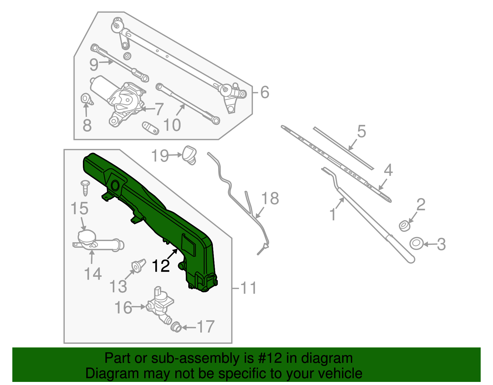 2009-2021 Nissan Frontier Washer Fluid Reservoir 28910-ZL60B | Nissan ...