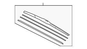 Genuine Toyota Windshield Wiper Blade (Right, Front) part# 85212-06250 ...