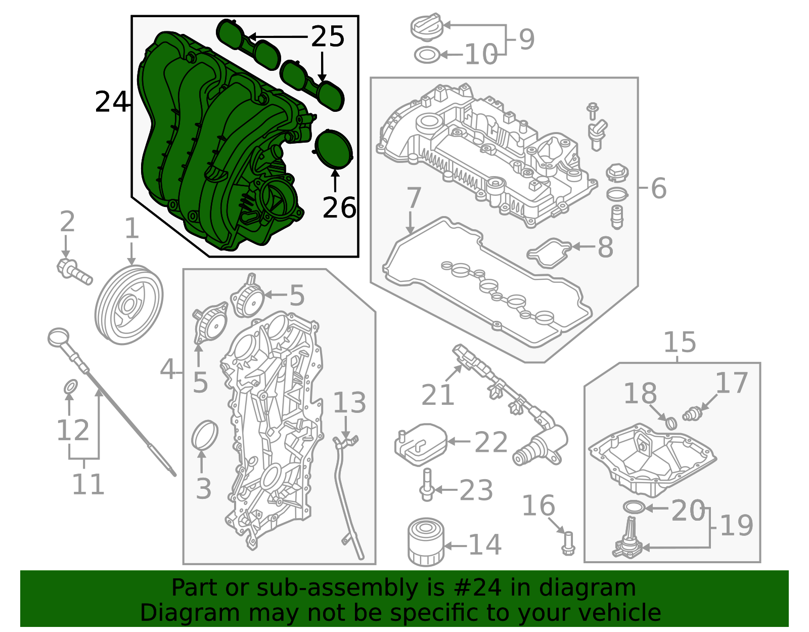 28310-08HA0 - Intake Manifold 2023-2025 Kia Niro | Kia.Parts Store