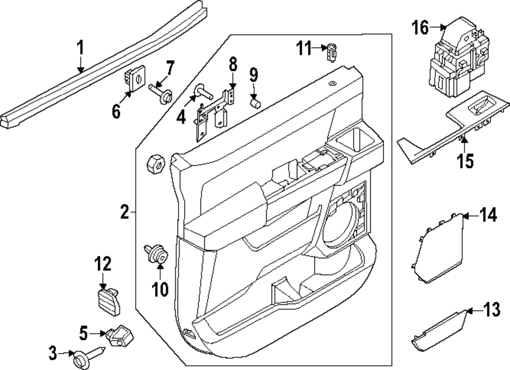 2023-2025 Ford | Grommet | PC3Z-2821999-AB | Walls' Ford Parts