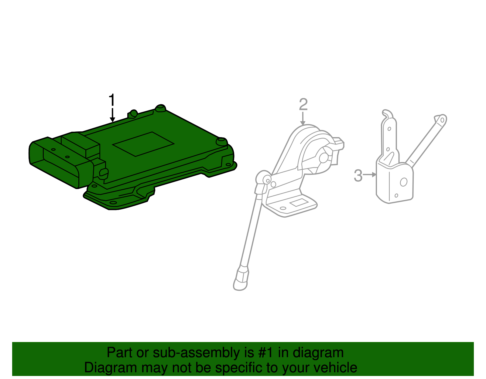 23201681 - 2015-2016 GM - Active Suspension Control Module | Partners Chevy