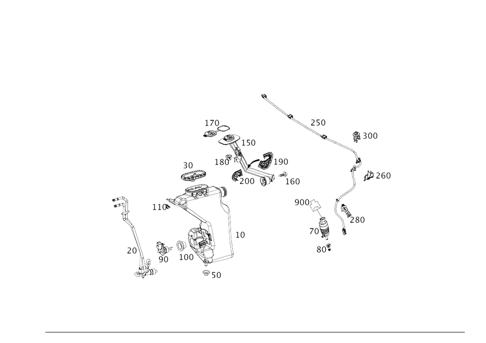 253-860-23-00 - Hose Line 2016-2023 Mercedes-Benz | Mercedes-Benz USA Parts