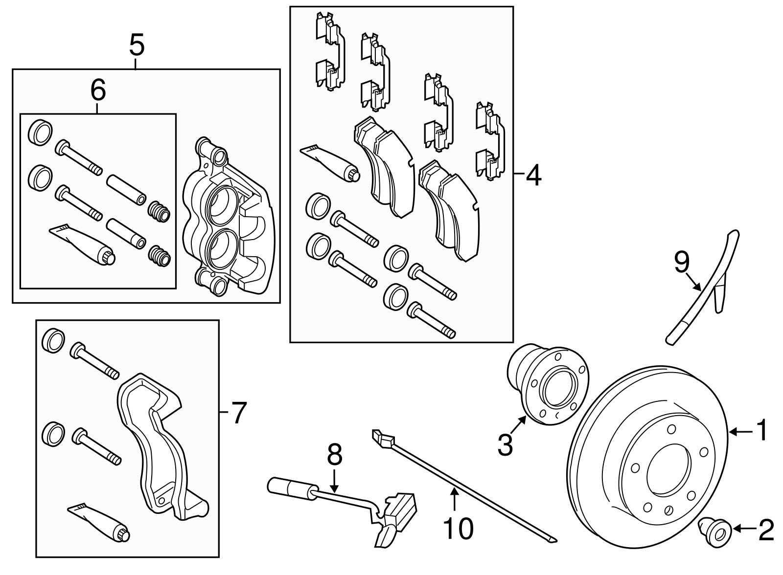 906-540-03-17-64 - ABS Wheel Speed Sensor 2010-2018 Mercedes-Benz ...