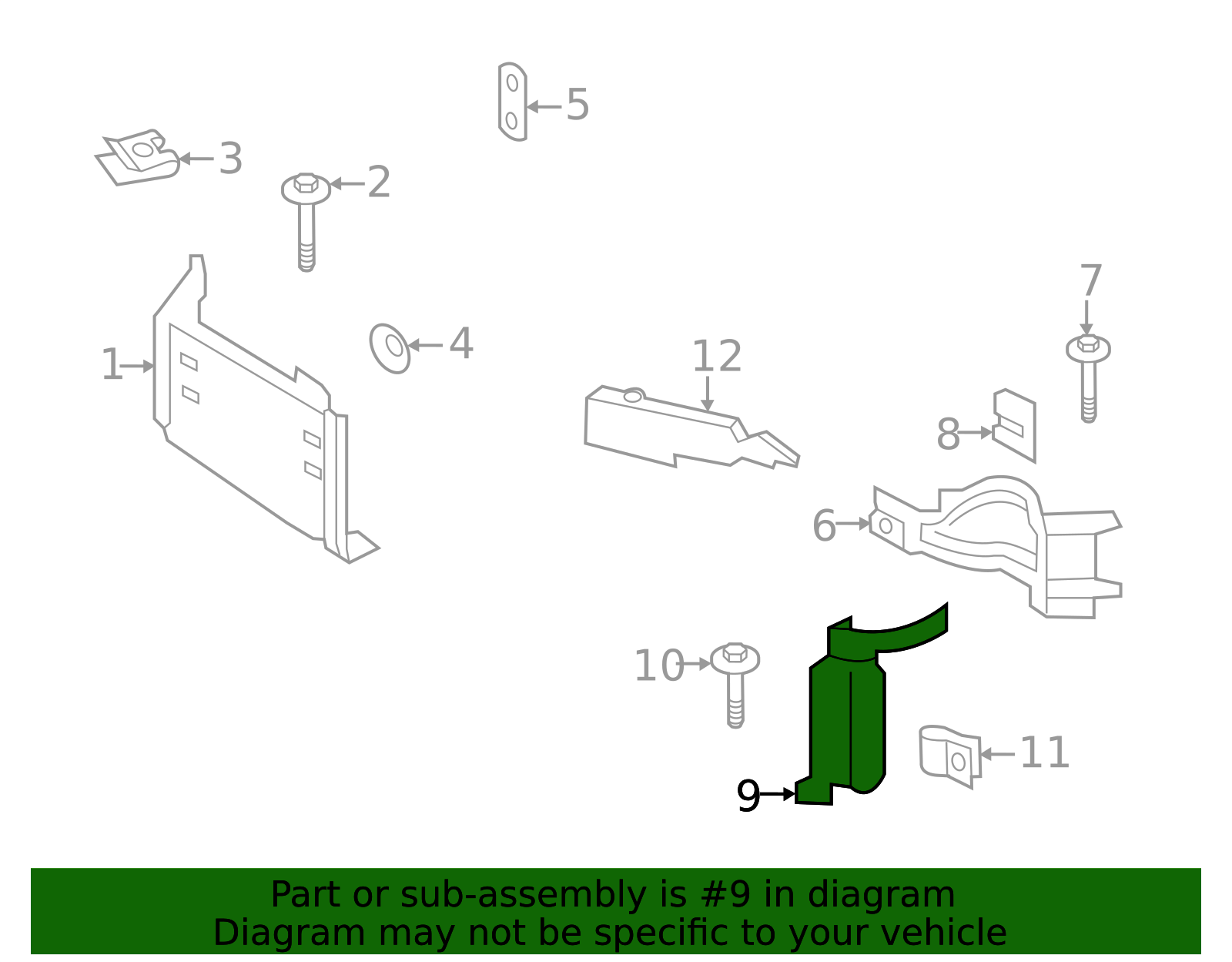 2017-2019 Ford Bumper Face Bar Bracket HC3Z-17755-A | Awesome Parts Ford