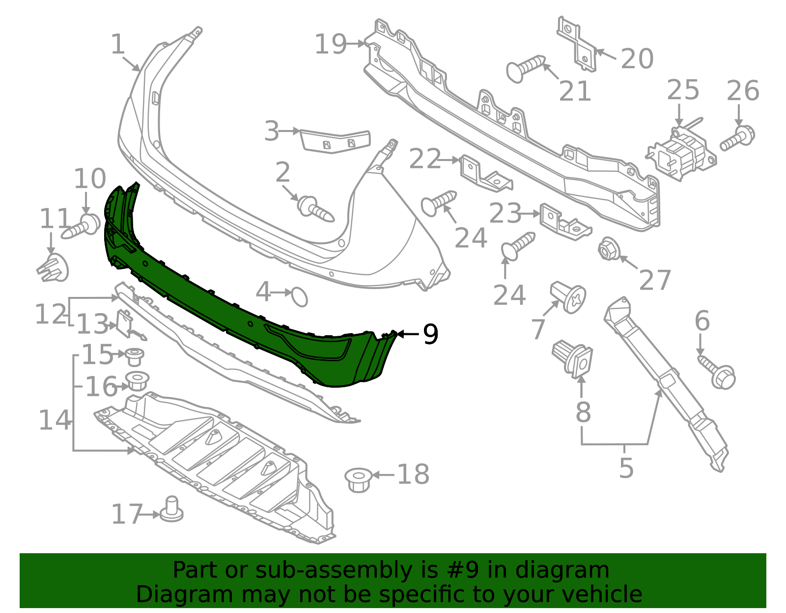 86650-AO030 - Lower Cover 2023-2025 Kia Niro EV | Kia.Parts Store