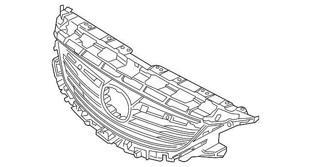2016-2017 Mazda 6 Grille g46l50712a | TascaParts.com