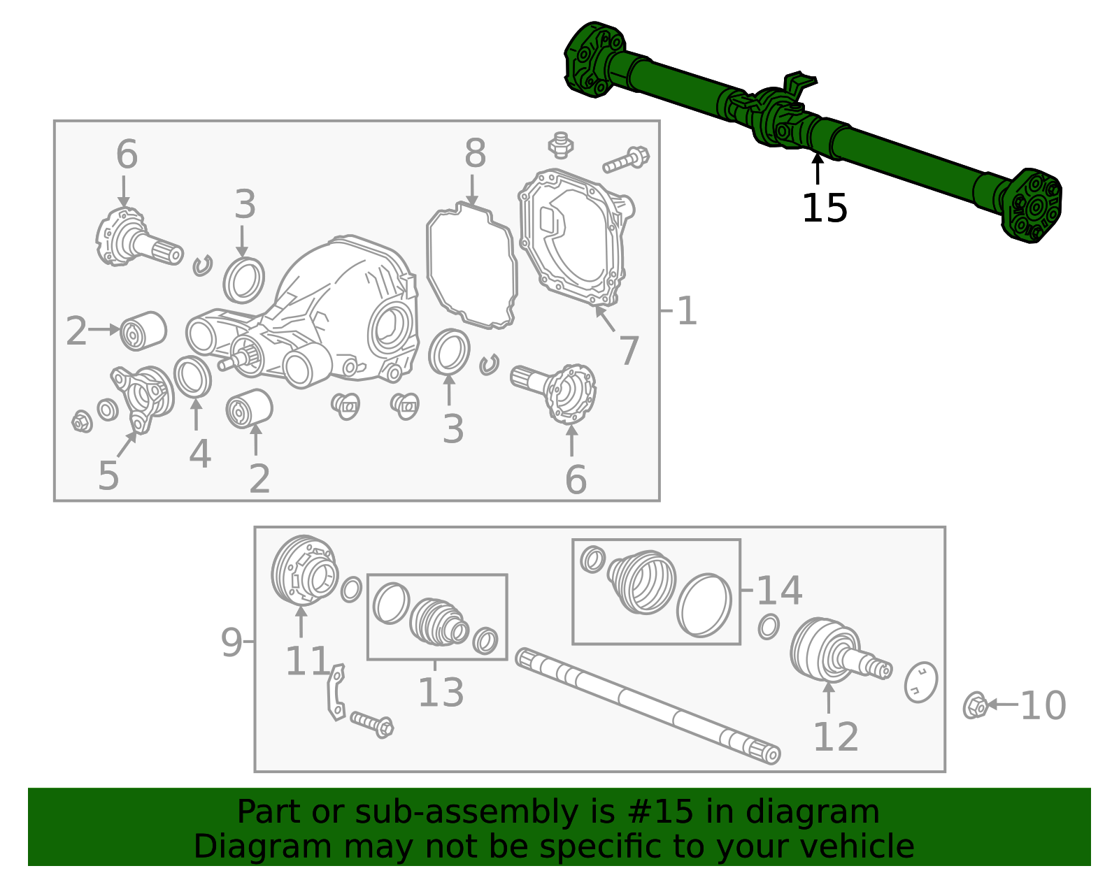 2013-2019 Cadillac ATS Drive Shaft 23282616 GM | GMPartsDirect.com