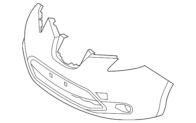 2013-2017 Nissan LEAF Bumper Cover 62022-3NF0H | My Nissan Part