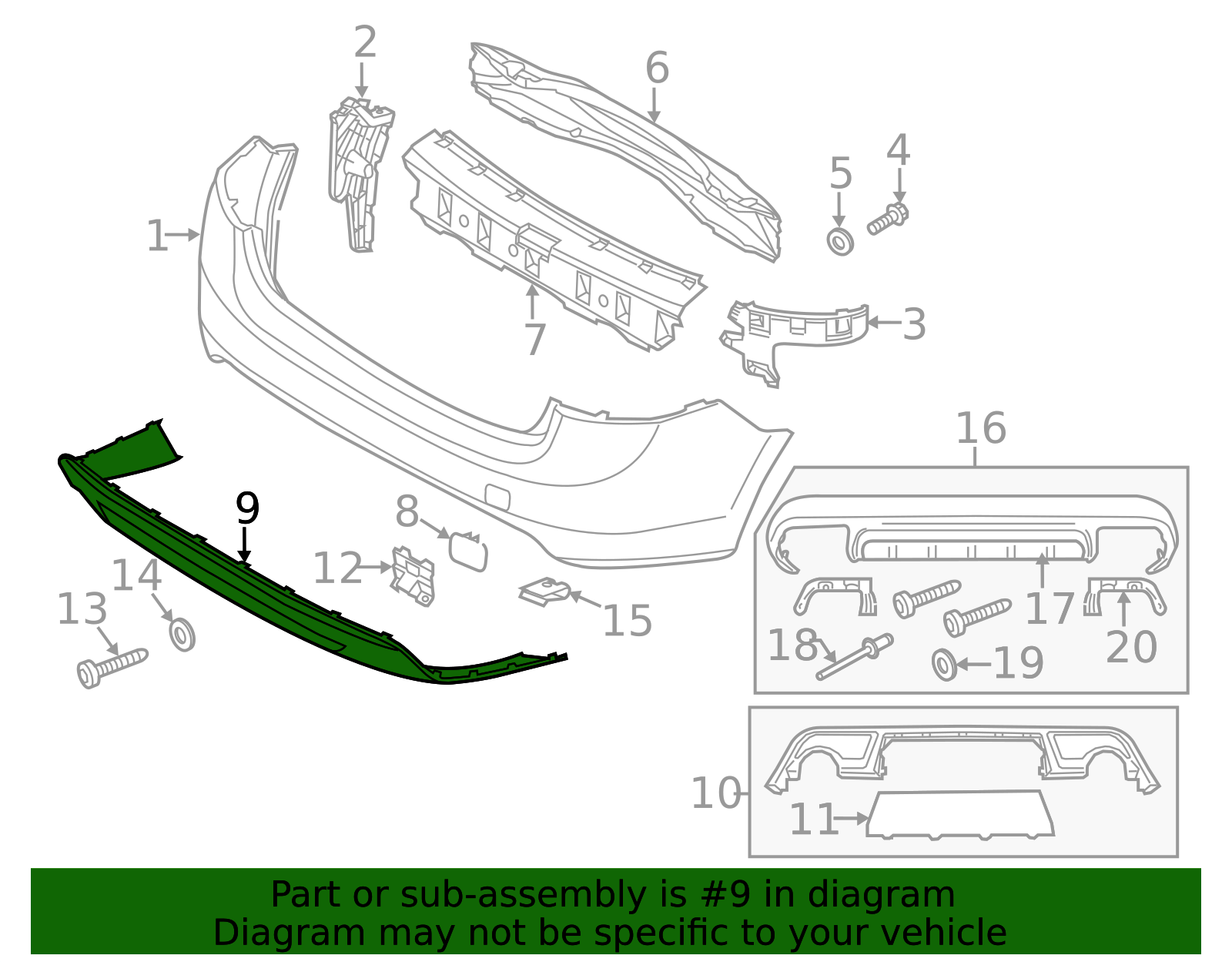 2014-2018 Volvo Valance Panel 31353703 | TascaParts.com