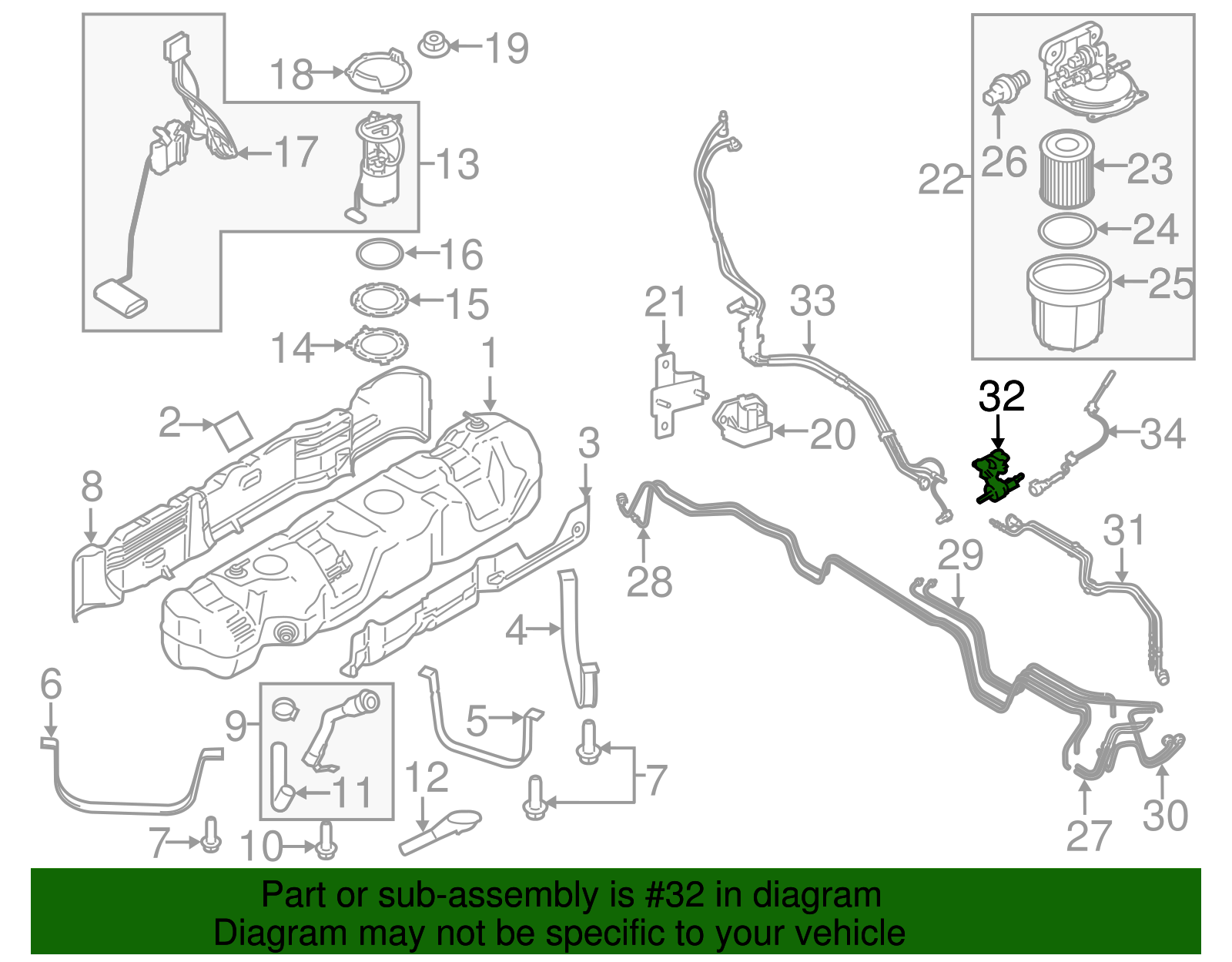 2015-2019 Ford Motorcraft™ Fuel Pump And Strainer Set PFB-113 | Miracle ...