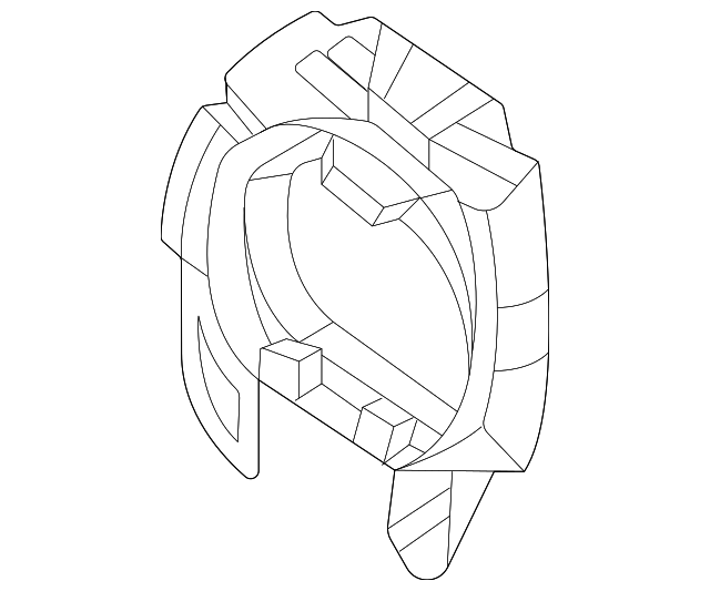 2978887300 - Mercedes-Benz Emblem Bracket 2022-2025 Mercedes-Benz ...