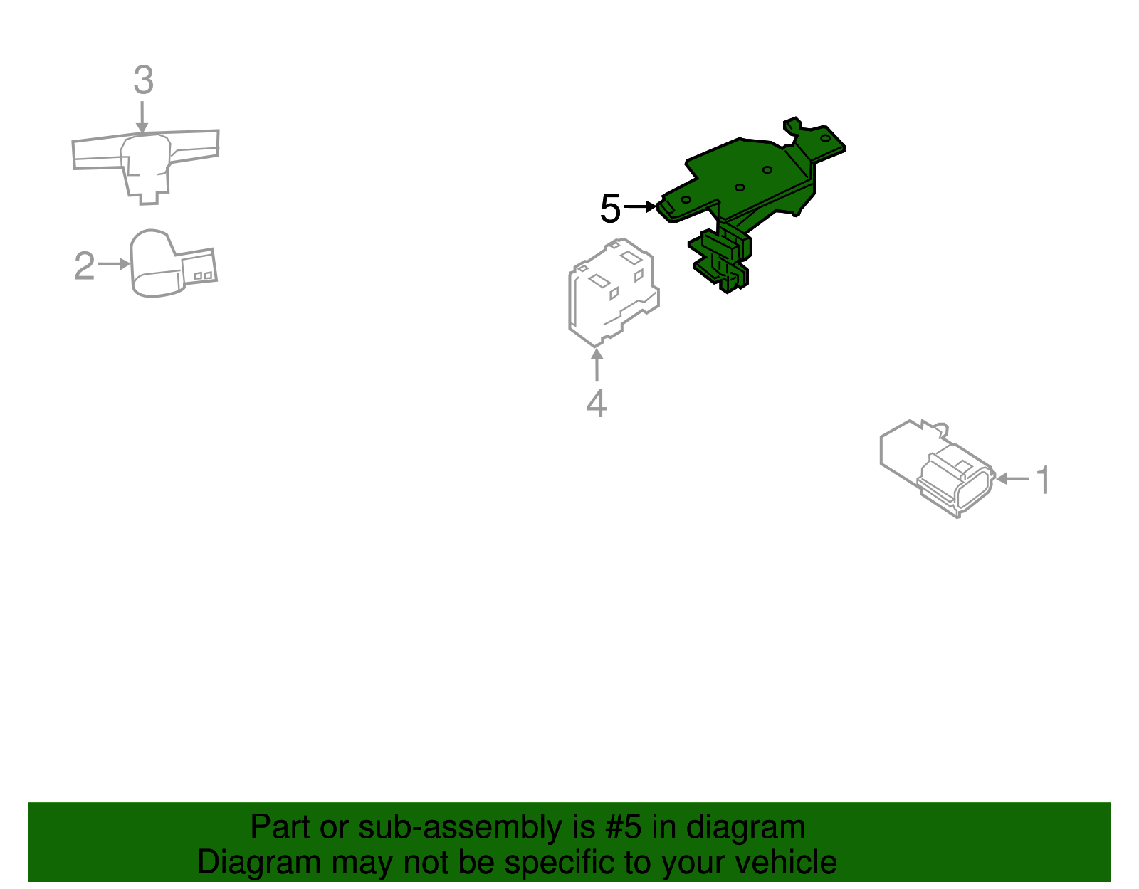 2016-2018 Nissan Maxima Mount Bracket 28452-4RA0A | Nissan RVA