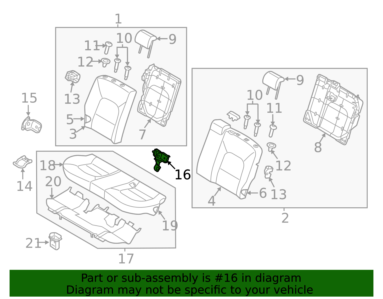 89720-1W000 - Hinge 2012-2017 Kia Rio | Kia.Parts Store