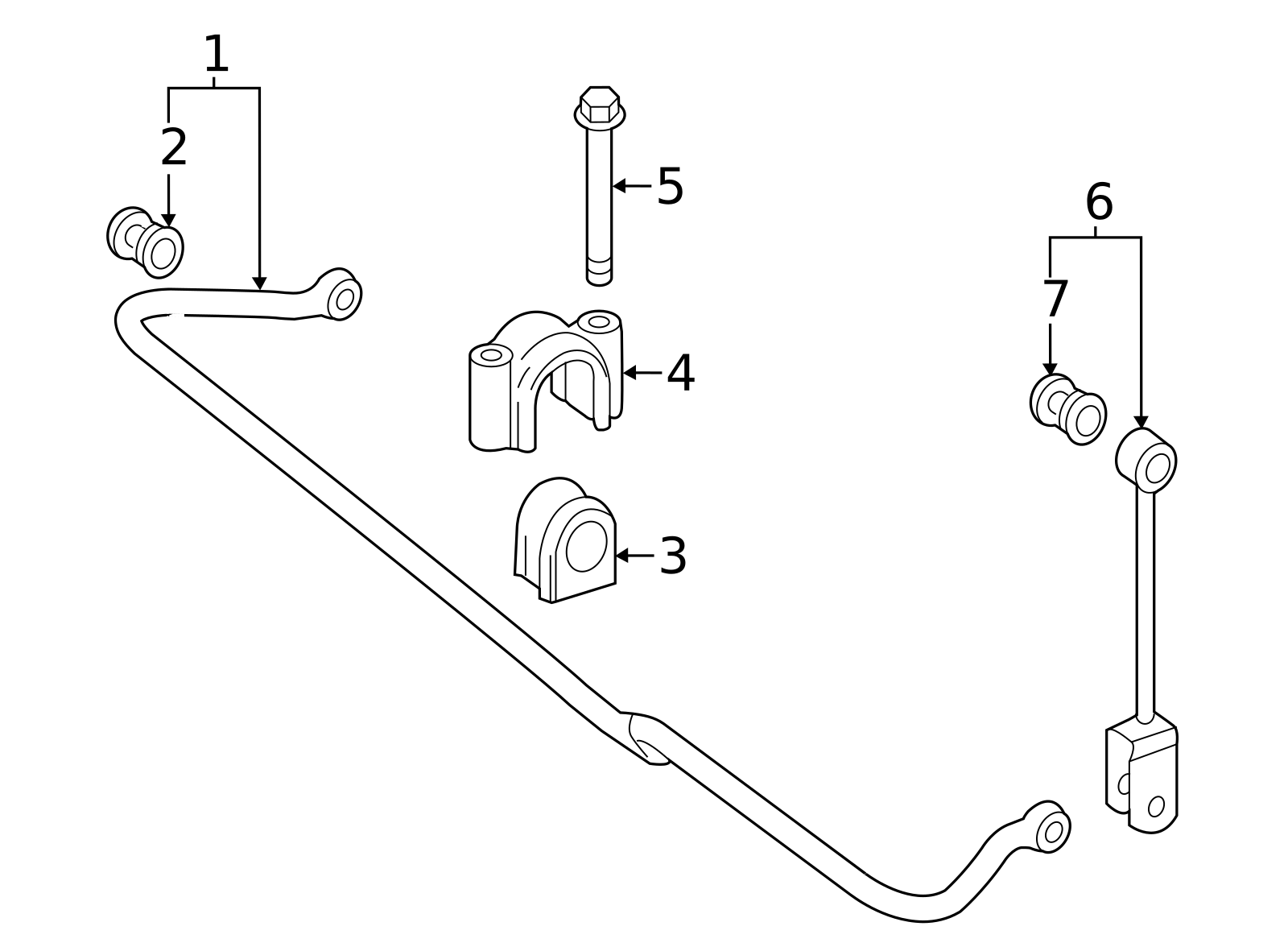906-320-14-89 - Stabilizer Link 2010-2018 Mercedes-Benz Sprinter 3500 ...