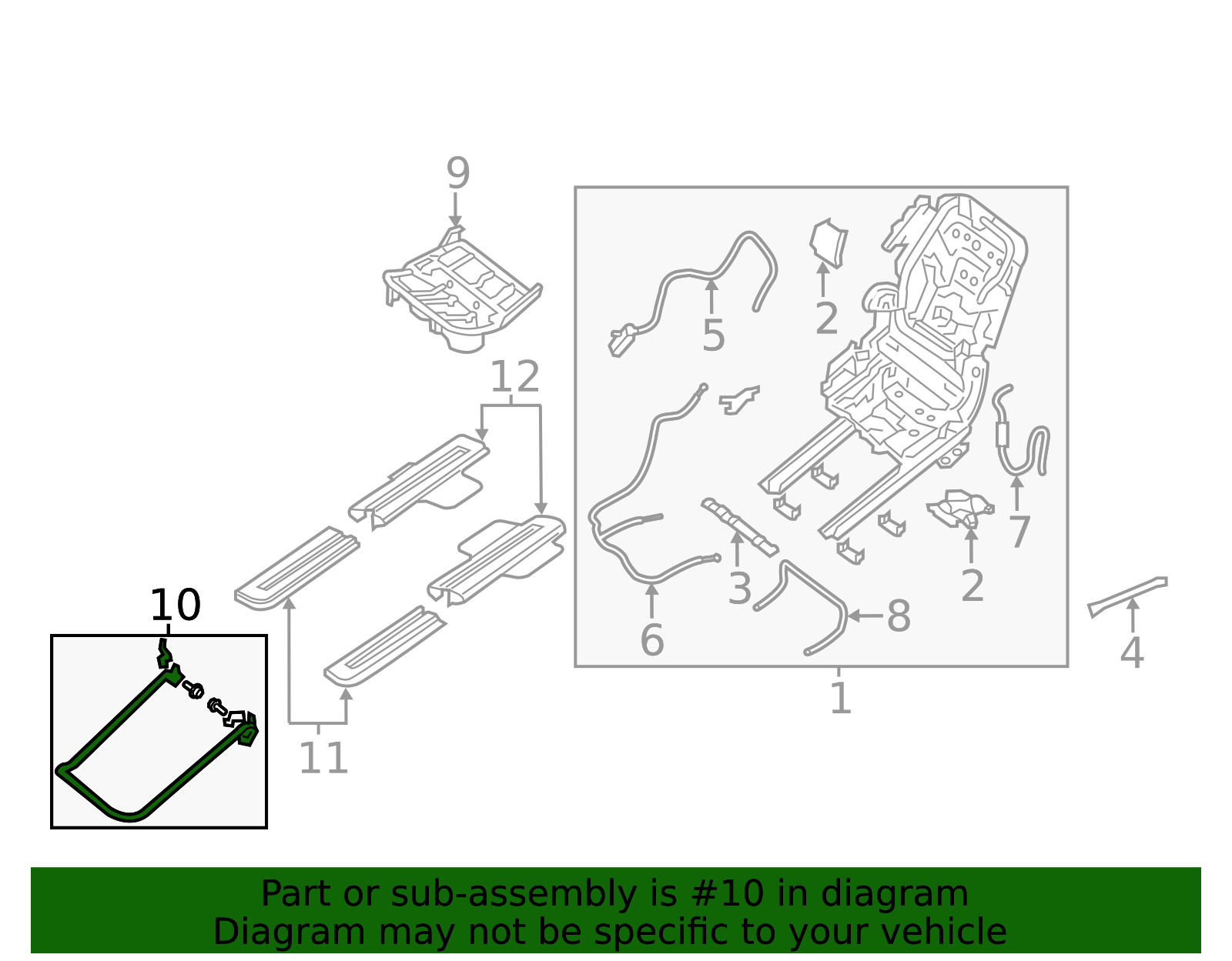 88522-3JA0A - Adjust Handle 2013-2020 Nissan Pathfinder | Official ...