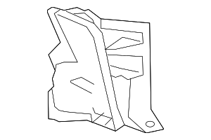 52030-0E030 - 2017-2019 Toyota Highlander - Hole Cover | Nucar Toyota Parts