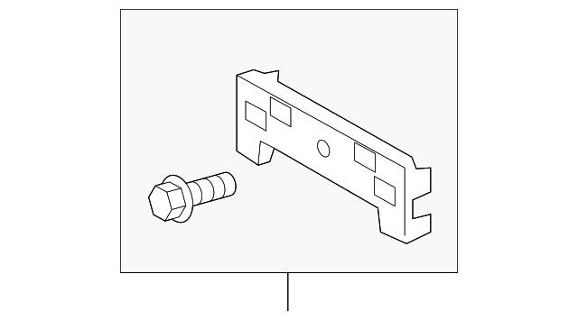 2017-2019 Toyota Highlander License Bracket 52114-0E130 | OEM Parts Online