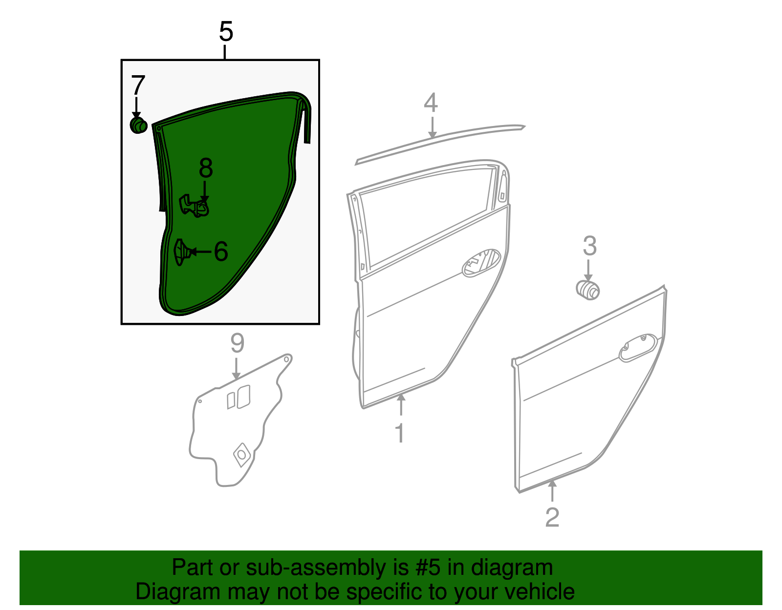 72810-TM8-A02 - Door Weather-Strip 2010-2014 Honda Insight | Honda ...
