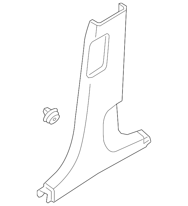2016-2021 Hyundai Tucson Lower Center Pillar Trim 85835-D3000-TRY | OEM ...