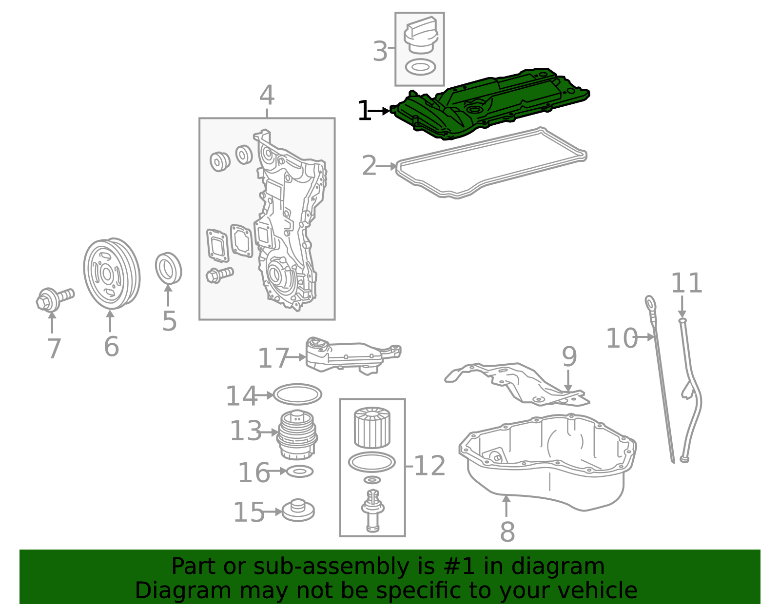 2012-2018 Toyota 2012-2018 Toyota - Valve Cover 11201-36020 | Sparks Parts