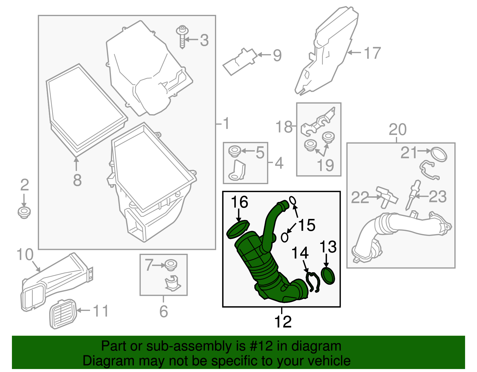 13-71-7-643-302 - Intake Tube - 2016-2025 BMW | BMW Parts Exchange