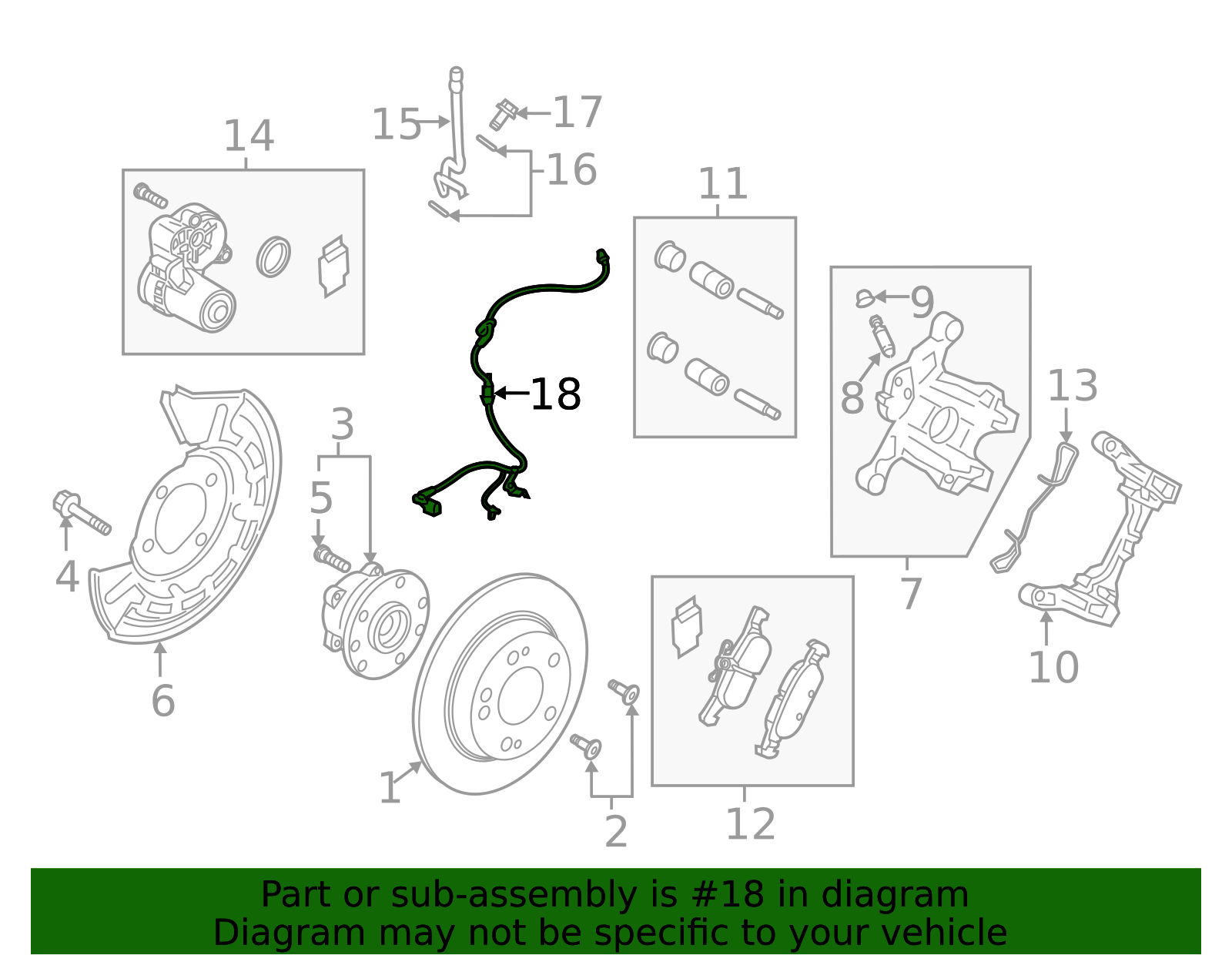 BCKA-43-7EYD - ABS Sensor 2019-2025 Mazda 3 | Florida Mazda Parts
