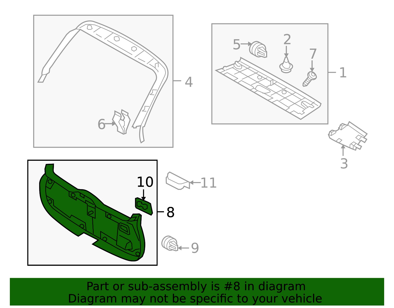 2014-2017 Volvo XC60 Lower Trim Panel 39816812 | TascaParts.com