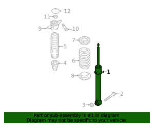 2016-2021 Hyundai Tucson Shock Absorber 55311-D3600 | OEM Parts Online