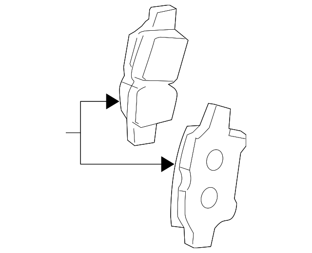 2015-2018 Toyota Yaris Brake Pads Front 04465-12640 | OEM Parts Online