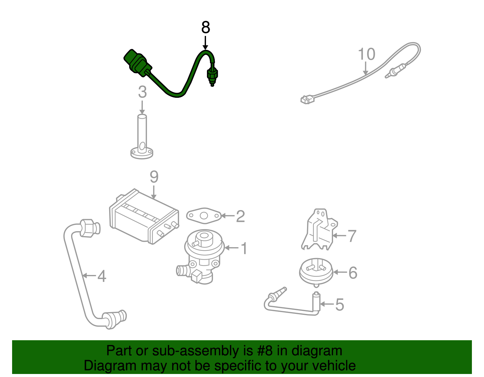 1999-2004 Nissan Temp Sensor 14730-4S100 | Nissan Parts Central