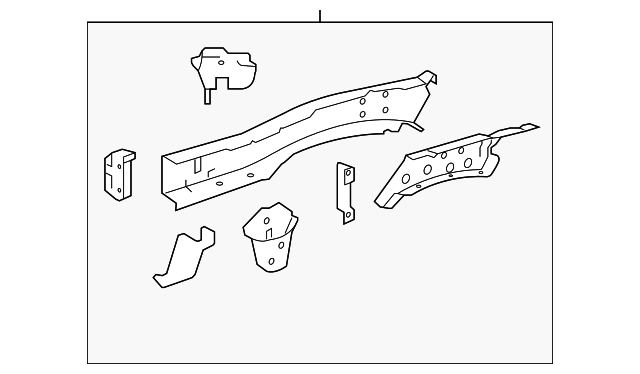 57027-0E041 - Rail Assembly - 2014-2019 Toyota Highlander | OEM Genuine ...