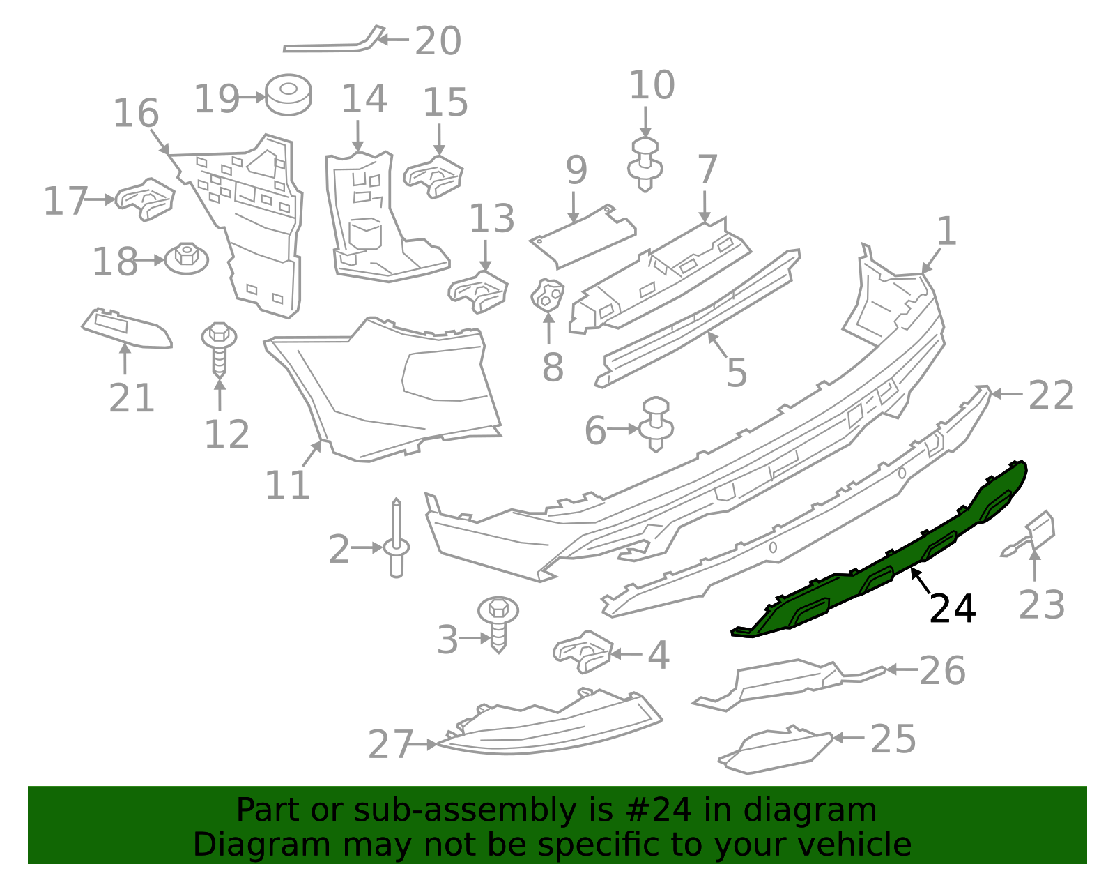 51129881522 - 2019-2025 BMW X5 Valance Panel (51-12-9-881-522) | BMW of ...