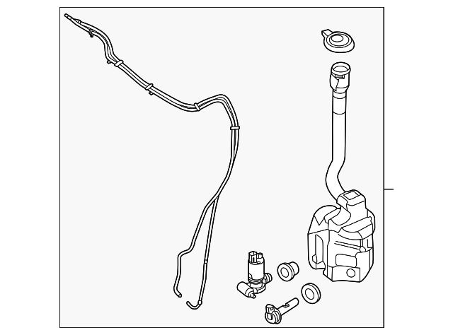 2011-2015 Ford | Reservoir Assembly | BB5Z-17618-A | Walls' Ford Parts