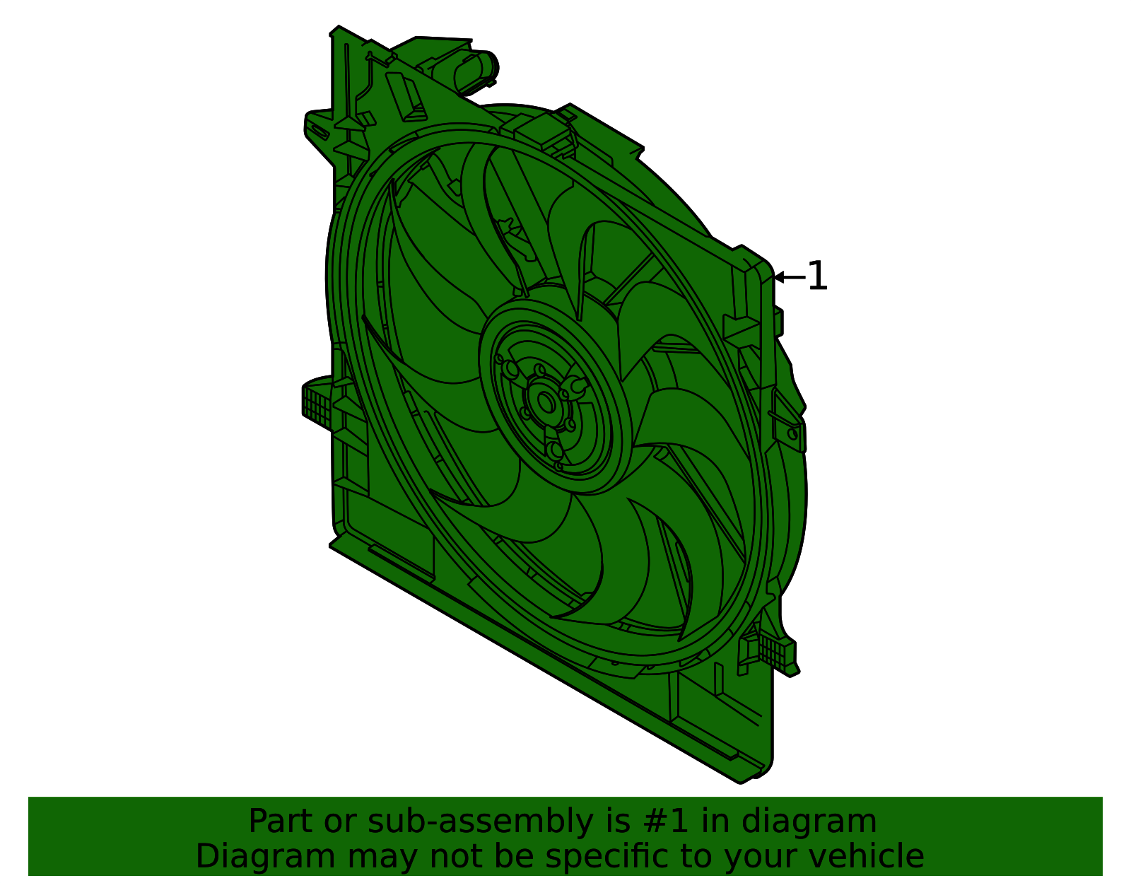 25380-P4000 - Engine Cooling Fan Assembly 2021-2026 Kia Sorento | Kia ...